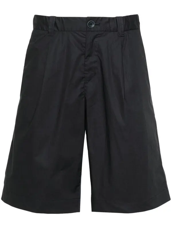 Herno Poplin Chino Shorts - Blue