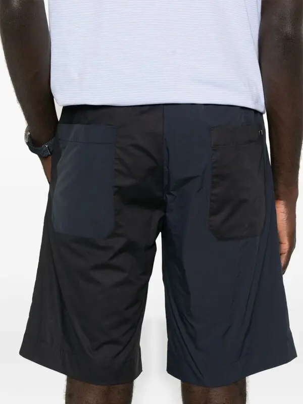 Herno Poplin Chino Shorts - Blue