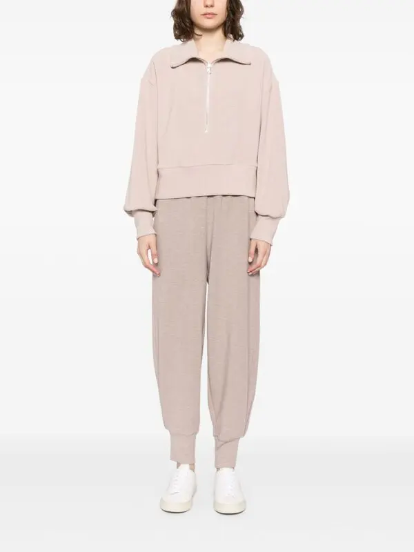Varley Mélange-effect Tapered Trousers