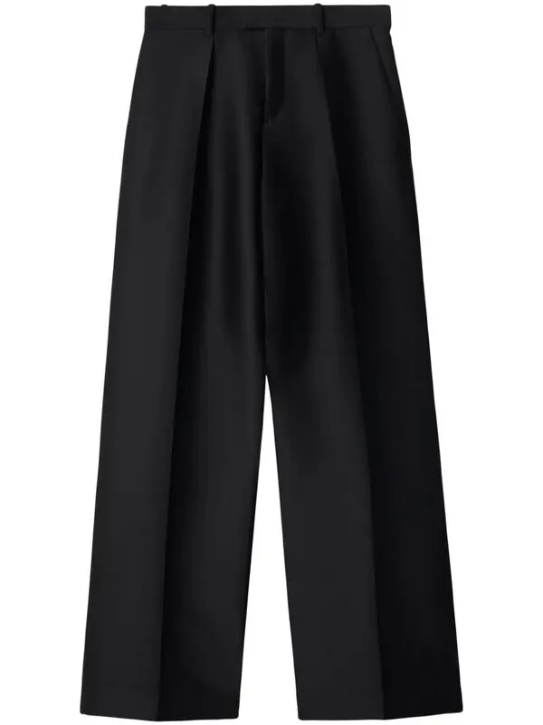 Burberry Tailored Straight-leg Trousers - Black
