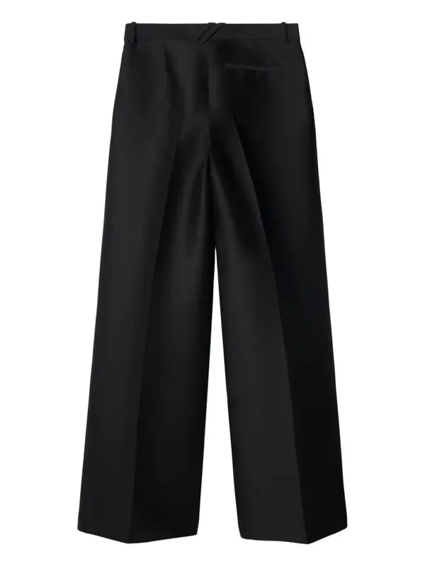 Burberry Tailored Straight-leg Trousers - Black
