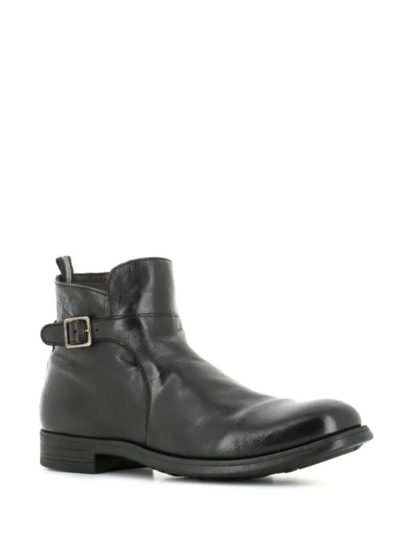 Officine Creative Buckle Leather Boots