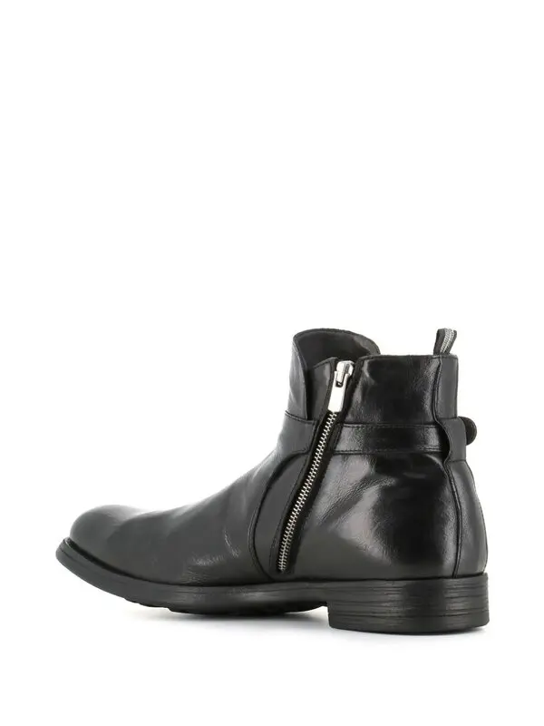 Officine Creative Buckle Leather Boots