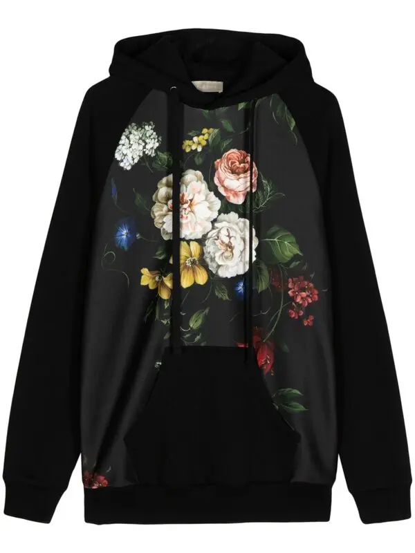 Elie Saab Floral-print Hoodie