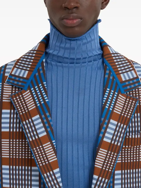 Marni Plaid-check Single-breasted Blazer