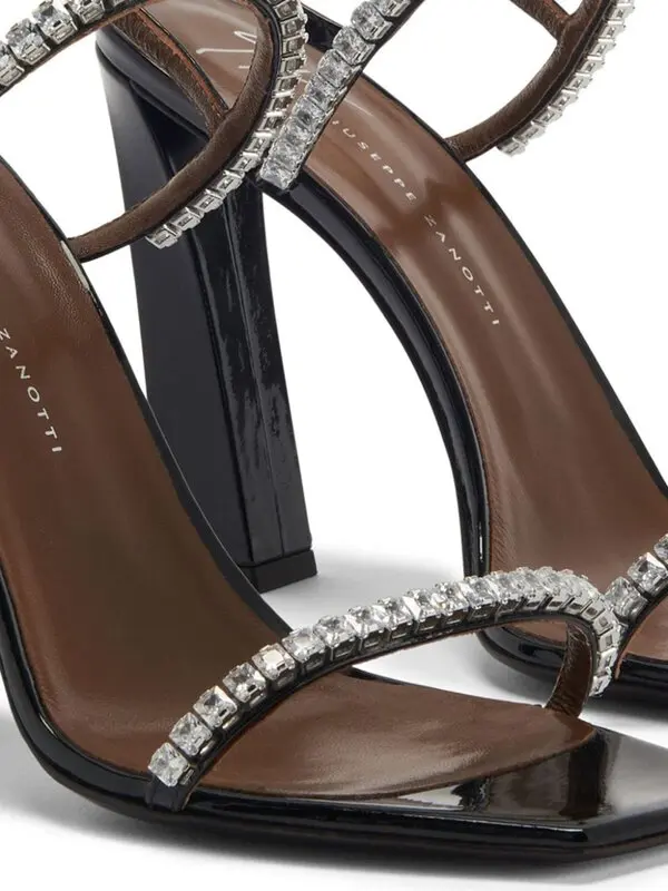 GIUSEPPE ZANOTTI 105mm Valentiine Crystal Sandals