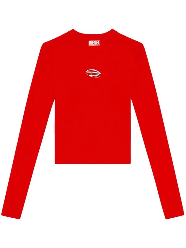 DIESEL® M-valary Long-sleeve Top - Red