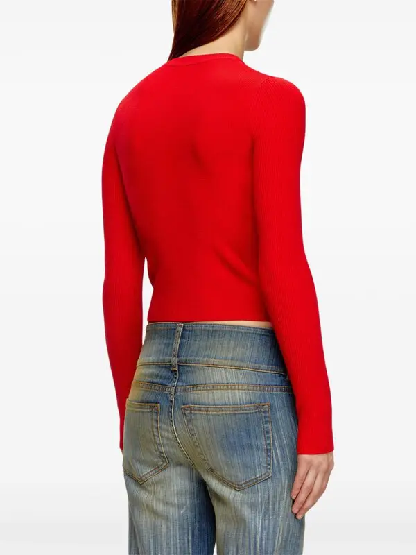 DIESEL® M-valary Long-sleeve Top - Red