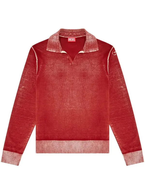 DIESEL® Faded-effect Fine-rib Jumper