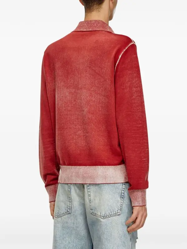 DIESEL® Faded-effect Fine-rib Jumper