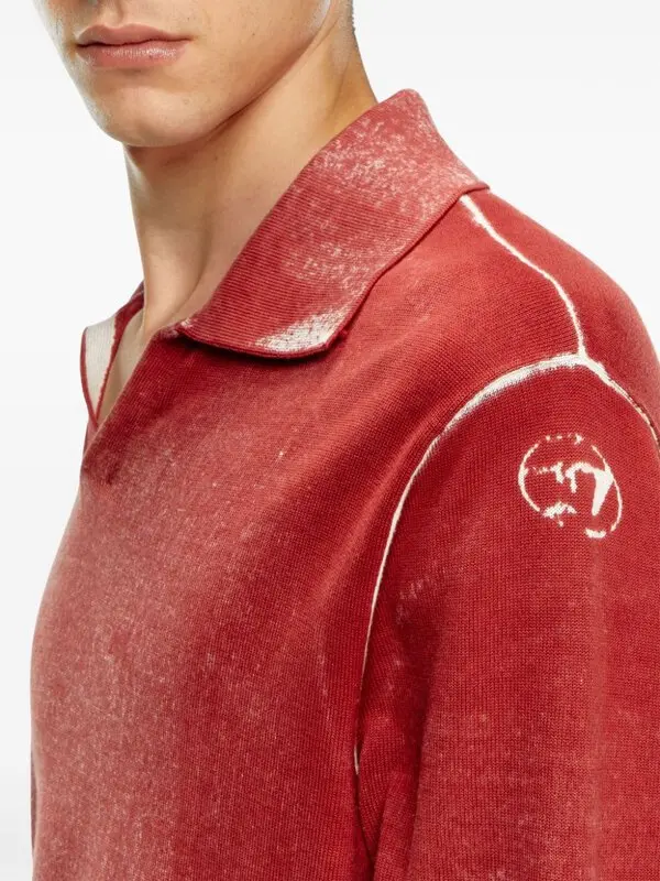 DIESEL® Faded-effect Fine-rib Jumper