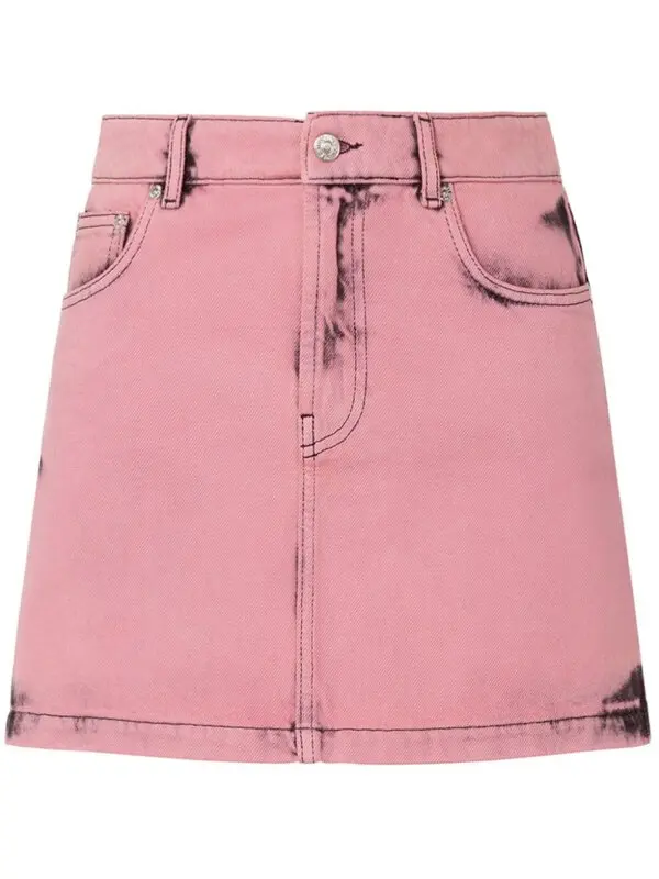 Moschino High-rise Denim Miniskirt