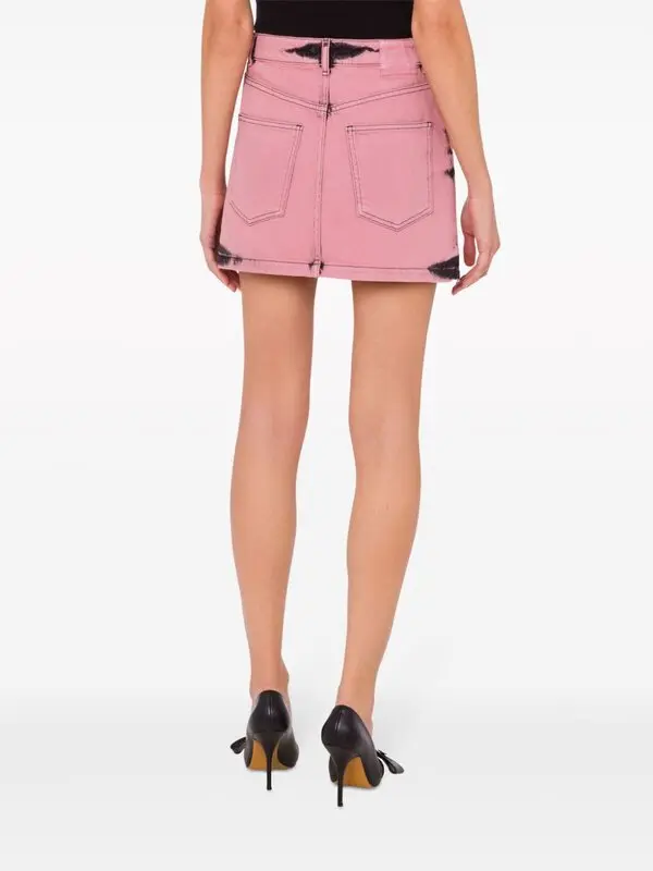 Moschino High-rise Denim Miniskirt