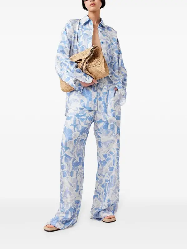 Stella McCartney Sunglasses Print Pajama Trousers