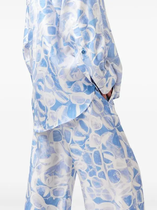 Stella McCartney Sunglasses Print Pajama Trousers