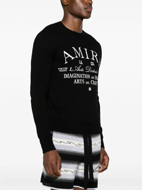 Amiri Arts District Cotton Sweater