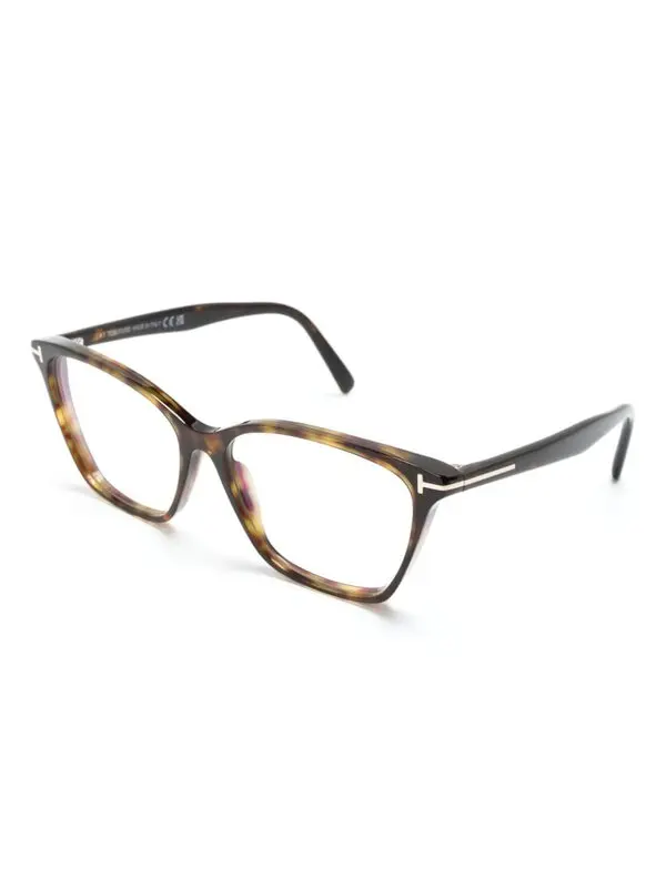 TOM FORD Square-frame Glasses - Brown