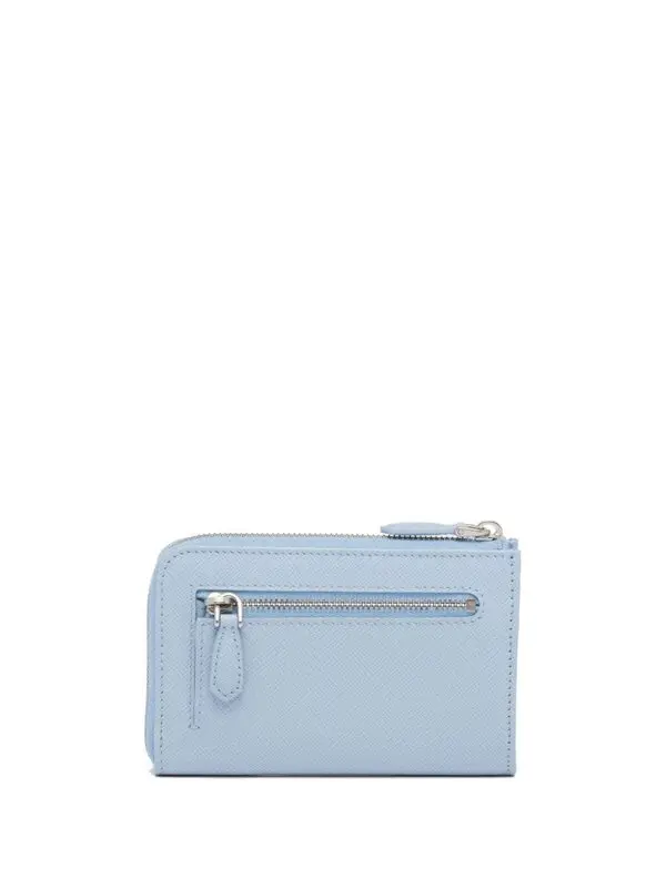 Prada Saffiano Leather Keychain - Blue