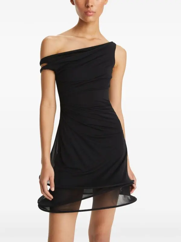 Tory Burch Jersey Hoop Dress In Black - 50% Off | Editorialist