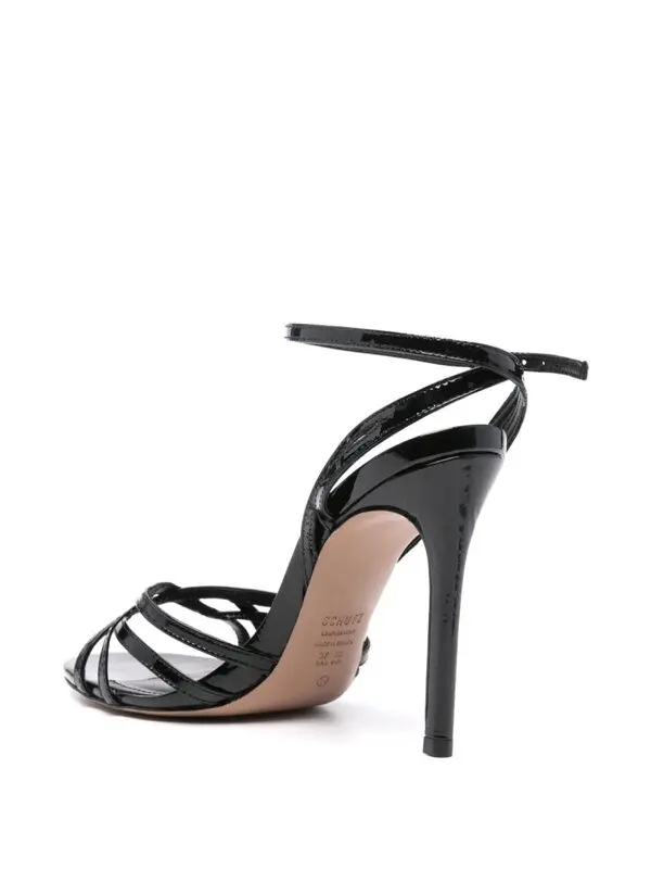 Schutz 115mm Patent Leather Sandals
