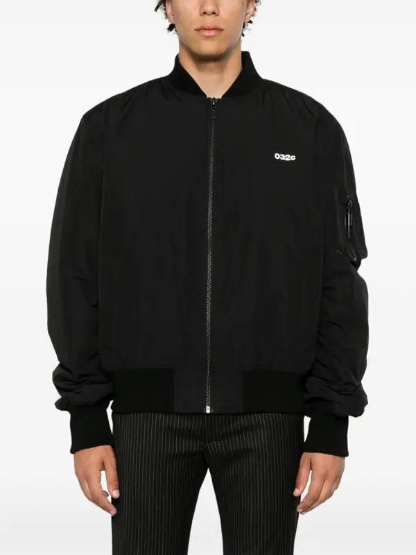 032C Logo-print Bomber Jacket