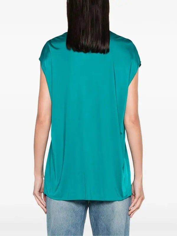 Roberto Cavalli Scarf-detail V-neck Blouse