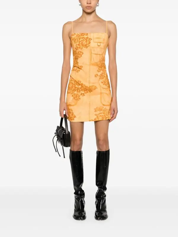 Acne Studios Trompe L'oeil-print Mini Dress