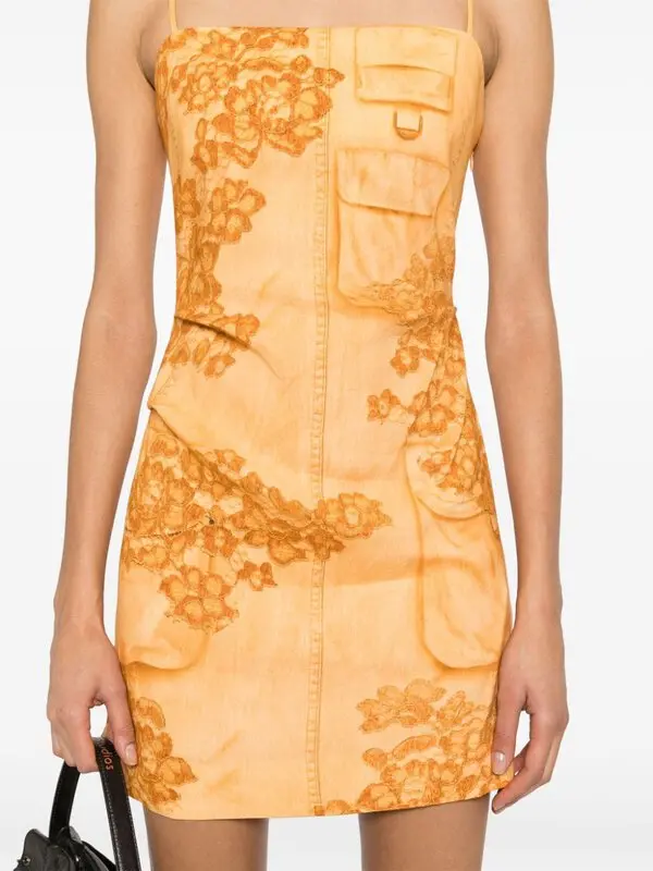 Acne Studios Trompe L'oeil-print Mini Dress