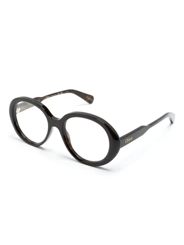 Chloé Tortoiseshell Round-frame Eyeglasses