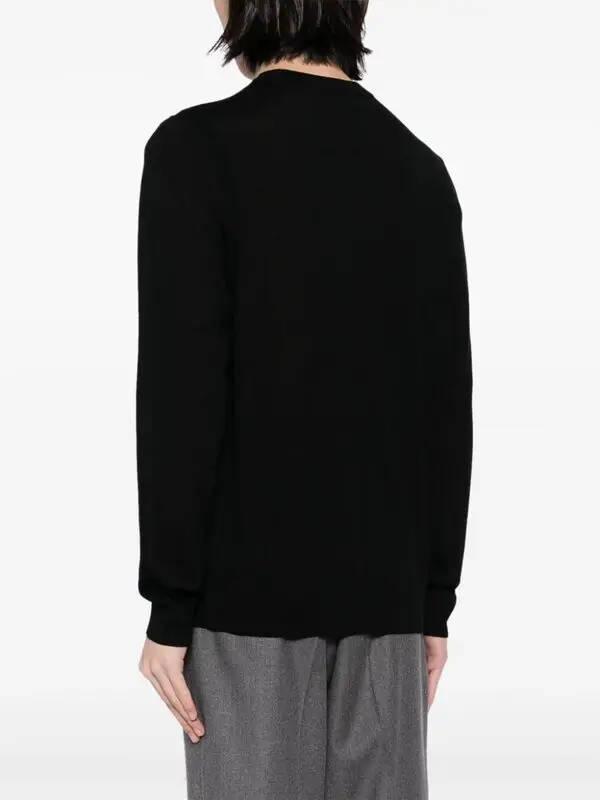 Paul Smith Fine-knit Merino Wool Jumper - Black