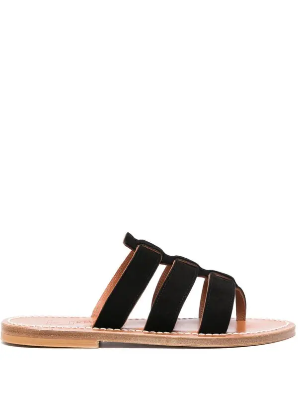 K.JACQUES Dolon Caged Sandals - Black