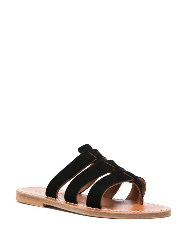 K.JACQUES Dolon Caged Sandals - Black