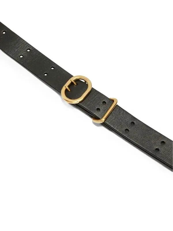 JIL SANDER Cannolo Leather Belt