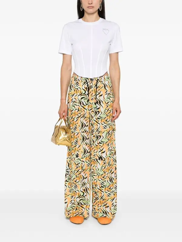Marni Animal-print Straight-leg Trousers
