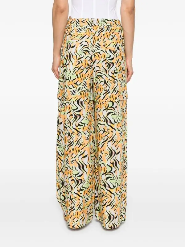 Marni Animal-print Straight-leg Trousers