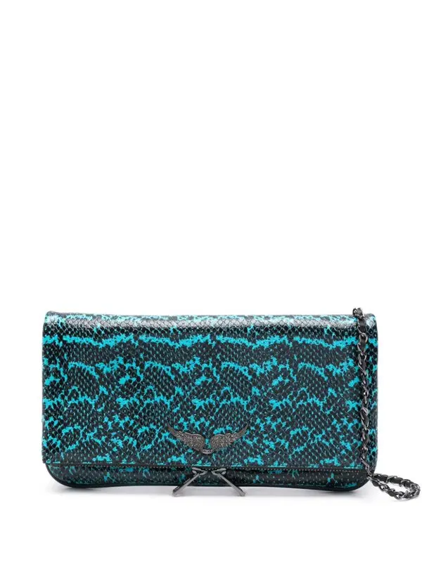 Zadig&Voltaire Rock Wild Clutch - Blue