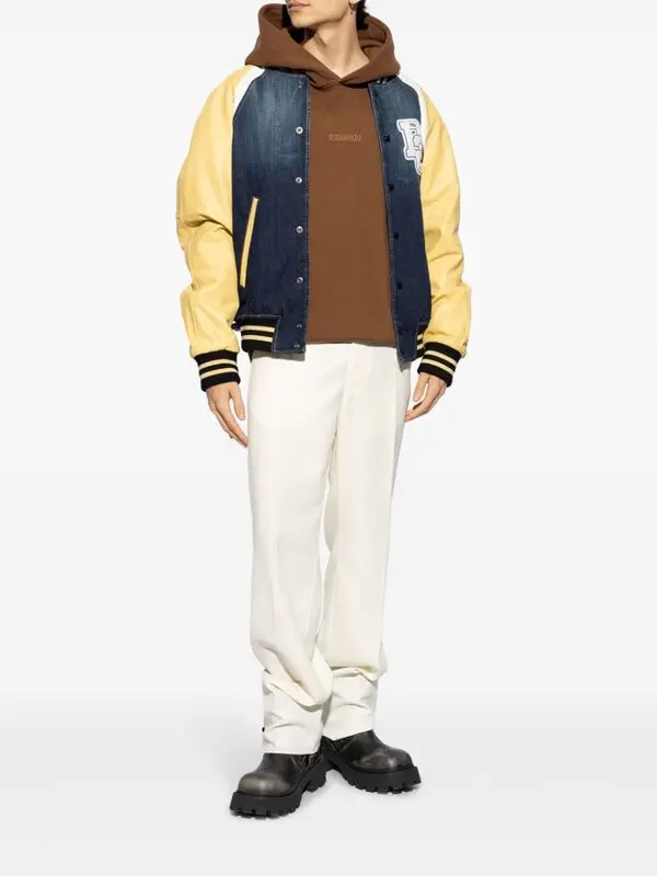 Dsquared2 Logo Print Hoodie - Brown