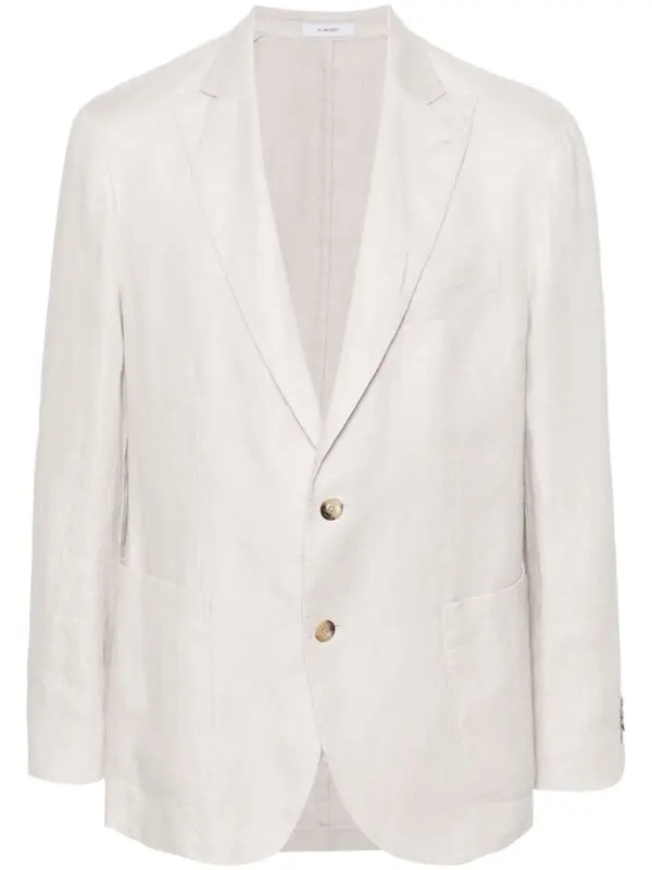 Boglioli K Interlock-twill Suit Jacket - Neutrals