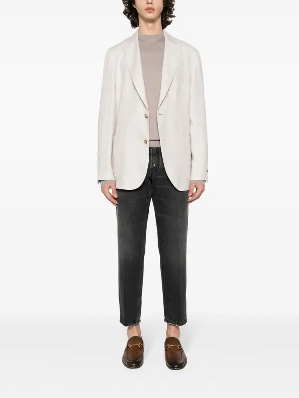Boglioli K Interlock-twill Suit Jacket - Neutrals