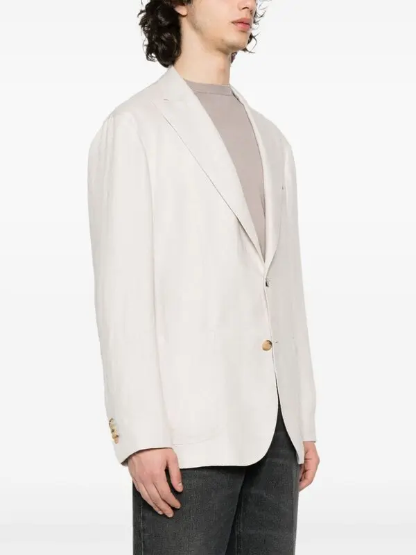 Boglioli K Interlock-twill Suit Jacket - Neutrals