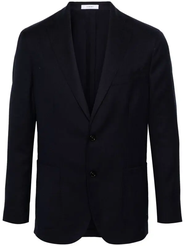 Boglioli K Wool Suit Jacket - Blue