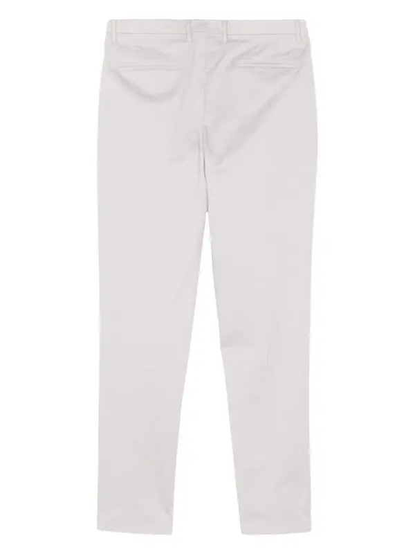 Boglioli Pressed-crease Straight-leg Trousers - Grey