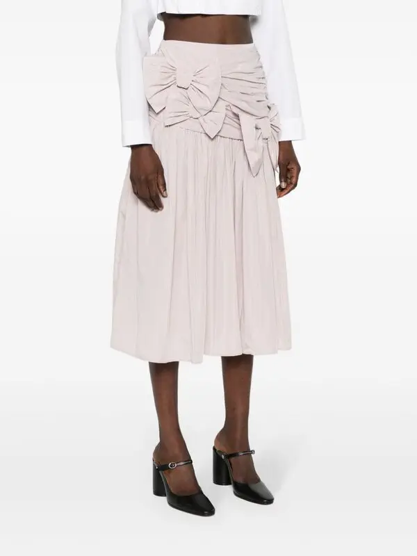 Viktor & Rolf Bow-detail Draped Skirt