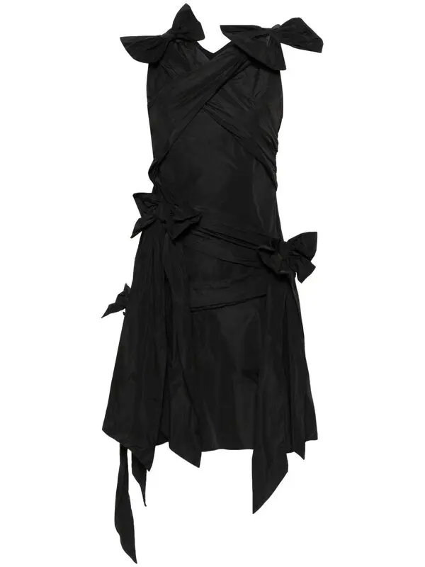 Viktor & Rolf Draped Bow-detail Mini Dress