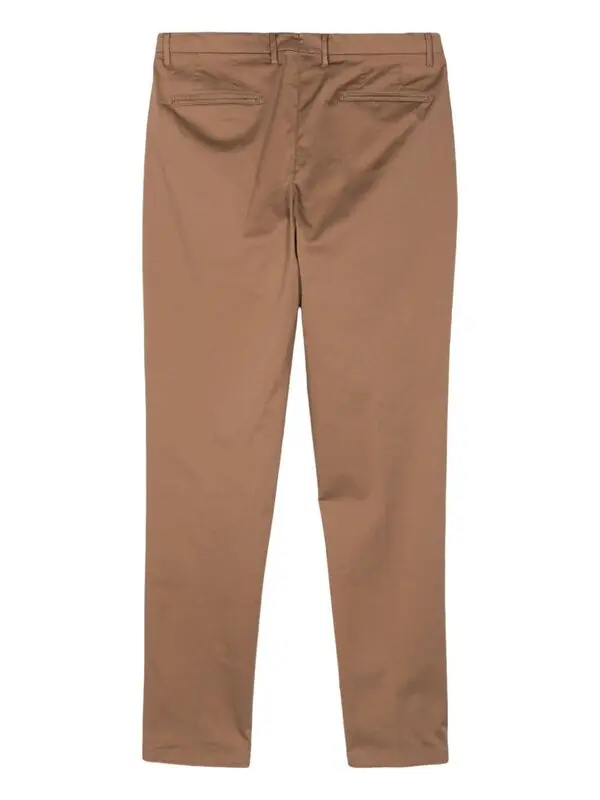 Boglioli Pressed-crease Straight-leg Trousers