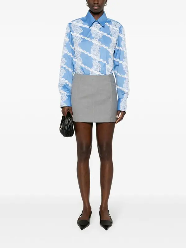 Viktor & Rolf Lace Detail Poplin Shirt