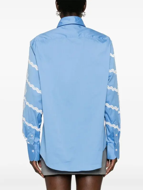 Viktor & Rolf Lace Detail Poplin Shirt