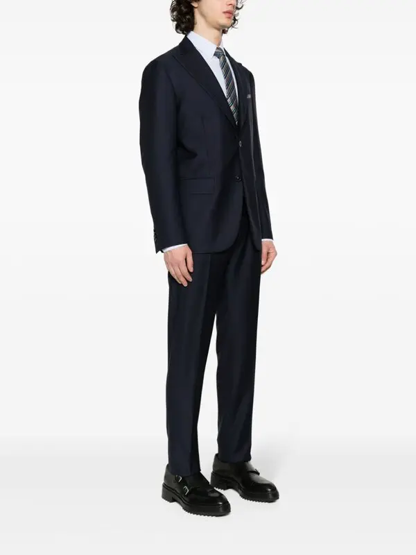 Boglioli Interlock-twill Virgin-wool Suit