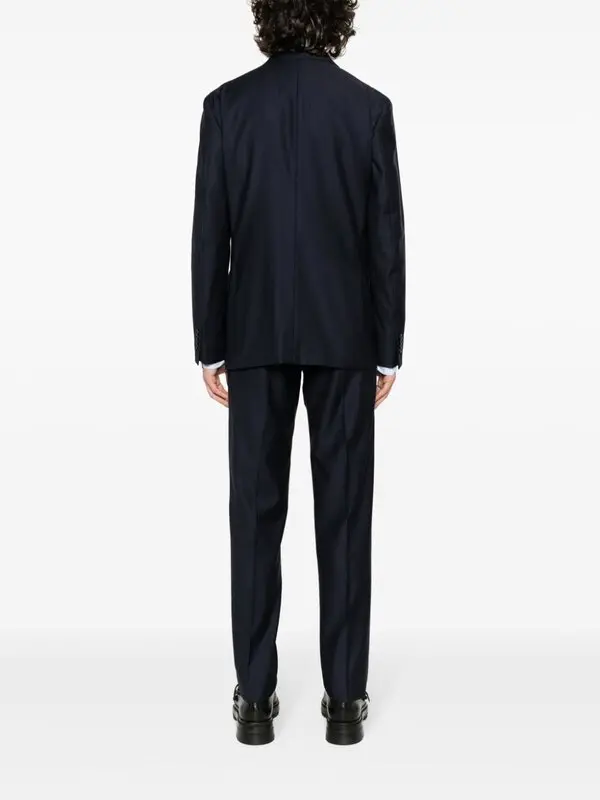 Boglioli Interlock-twill Virgin-wool Suit