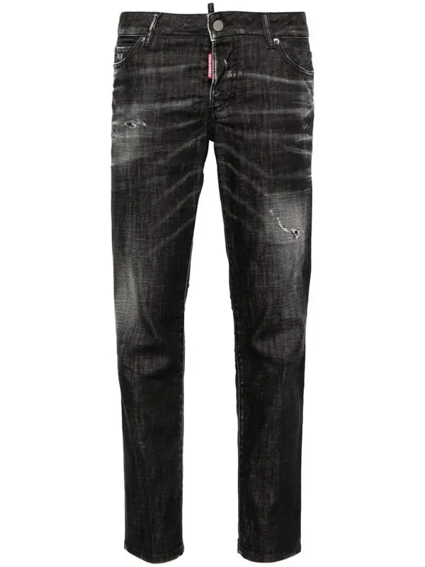 Dsquared2 Jennifer Low-rise Skinny Jeans - Black